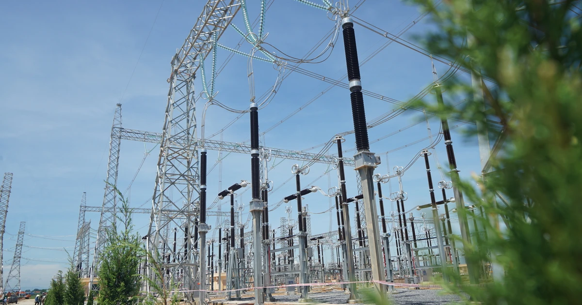 Trạm biến áp 500kV Thanh Hóa: Điểm nút quan trọng trong lưới điện quốc gia | Báo Nhân Dân điện tử