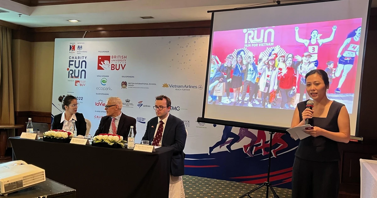 Chạy bộ gây quỹ từ thiện - BritCham Charity Fun Run 2022 | Báo Nhân Dân ...