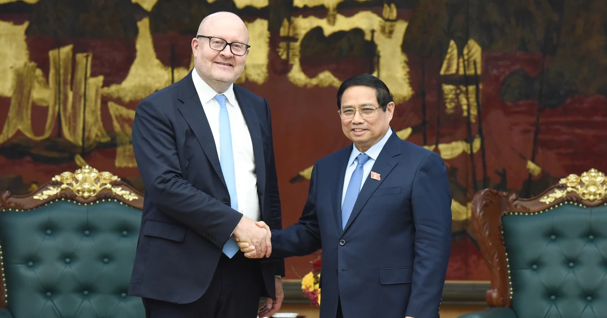 [Ảnh] Thủ tướng Phạm Minh Chính tiếp ông Tomas Heidar, Chánh án Tòa án ...