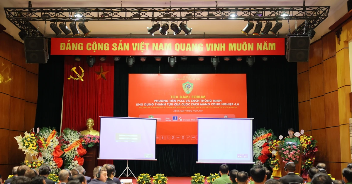 Áp dụng công nghệ 4.0 vào phòng cháy chữa cháy và cứu hộ cứu nạn | Báo ...