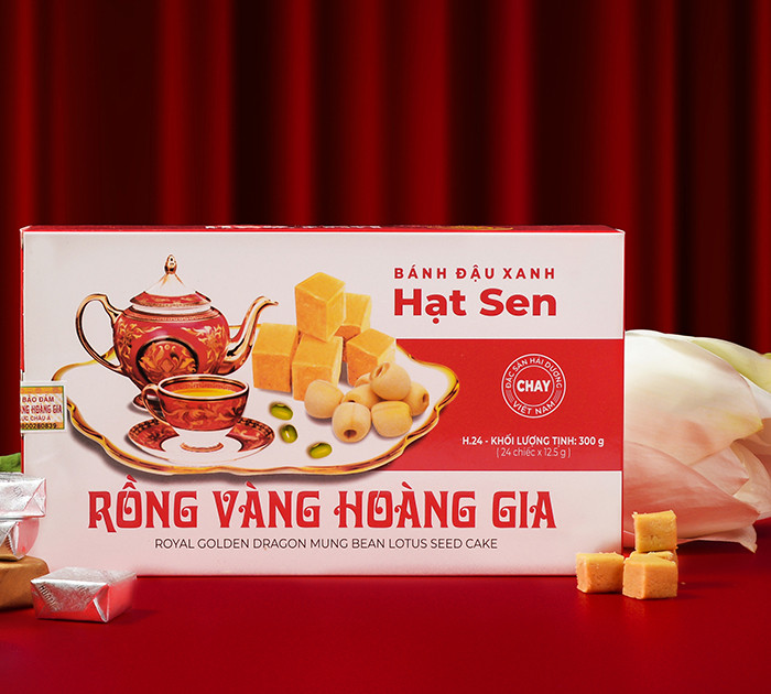 Bánh đậu xanh hương vị sen Rồng Vàng Hoàng Gia-Thực phẩm-Bánh đậu xanh ...