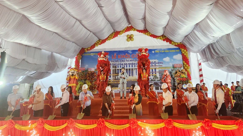 Khởi công xây dựng trụ sở mới của Tòa án nhân dân tỉnh Kiên Giang | Báo ...