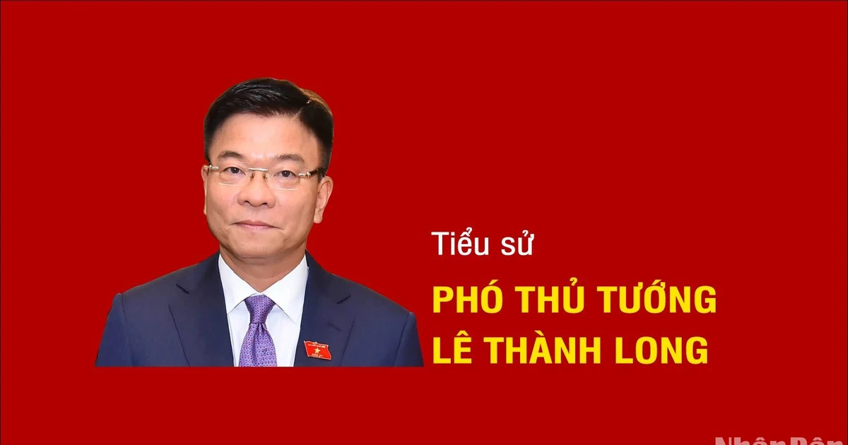 [Infographic] Tiểu sử Phó Thủ tướng Lê Thành Long | Báo Nhân Dân điện tử