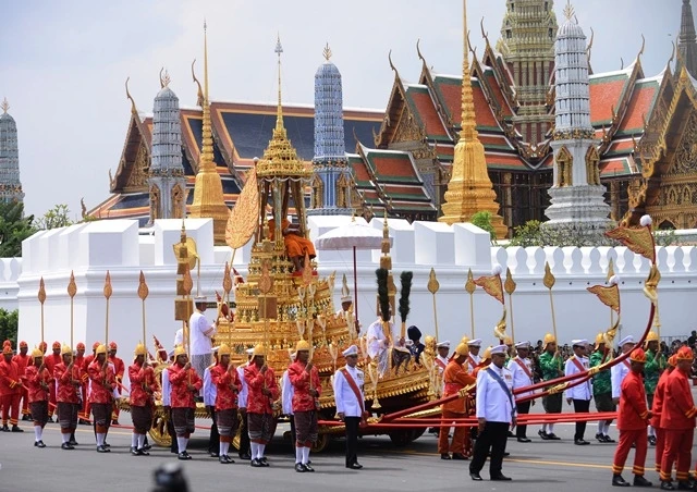 Thái-lan hỏa táng di hài cố Nhà vua Rama 9 | Báo Nhân Dân điện tử