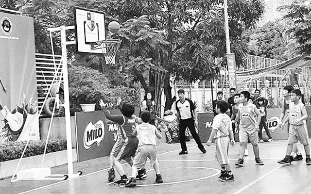 Phát triển bóng rổ học đường | Báo Nhân Dân điện tử