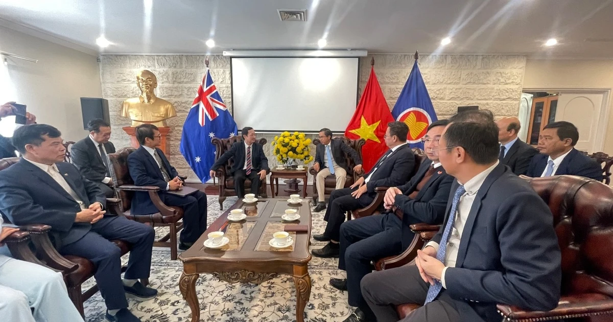 Đoàn công tác Việt Nam làm việc với Đại sứ quán tại Australia về hợp ...