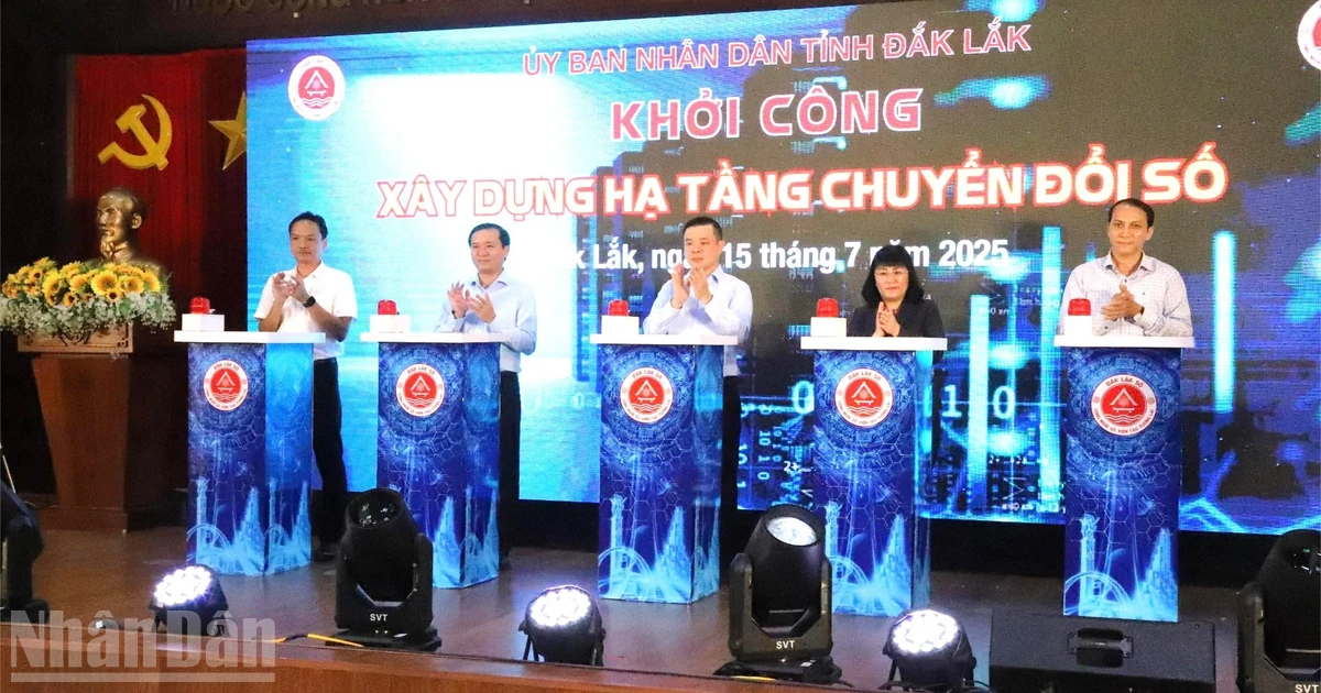 Đắk Lắk tiên phong trong thúc đẩy chuyển đổi số liên thông, đồng bộ ...