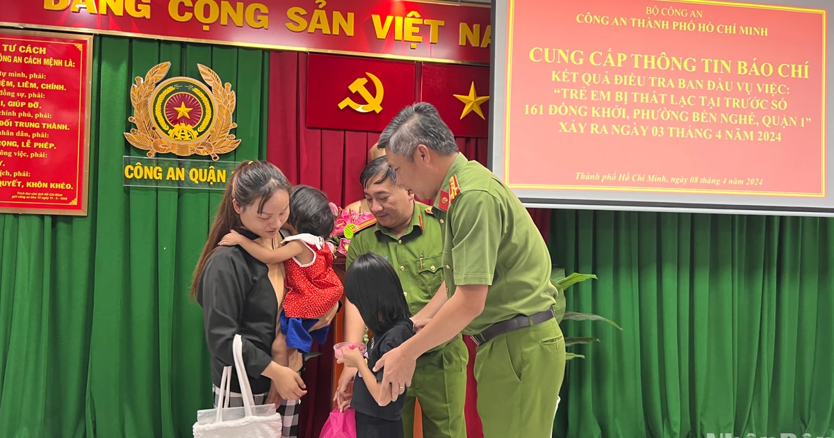 Thành phố Hồ Chí Minh: Công an quận 1 tìm thấy hai trẻ em sau 42 giờ ...