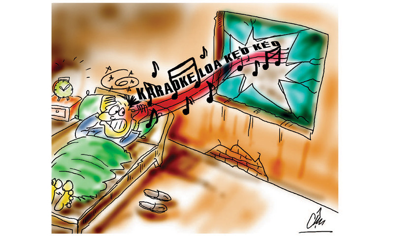 Khổ vì loa kẹo kéo | Báo Nhân Dân điện tử