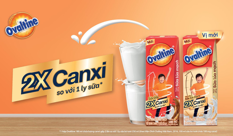 Ovaltine Việt Nam tung sản phẩm sữa lúa mạch 2X Canxi mới | Báo Nhân Dân điện tử