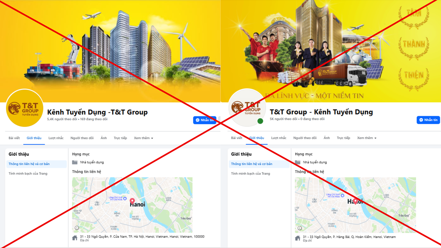Cảnh giác trước chiêu trò giả mạo tuyển dụng T&T Group trên mạng xã hội ...